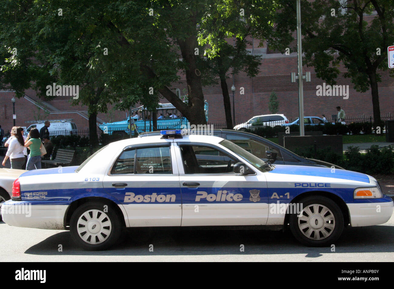 Boston Police Department Car Massachusetts USA Stock Photo - Alamy