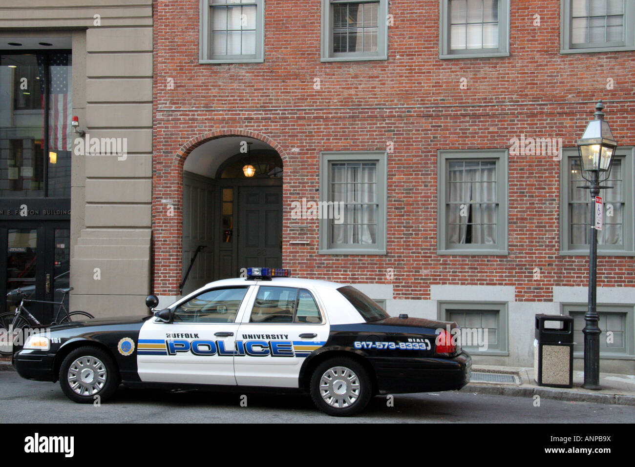 Suffolk University Police car in Boston Massachusetts USA Stock Photo ...