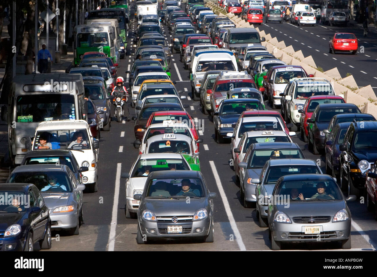 Heavy mexico traffic city mexico High Resolution Stock Photography and ...