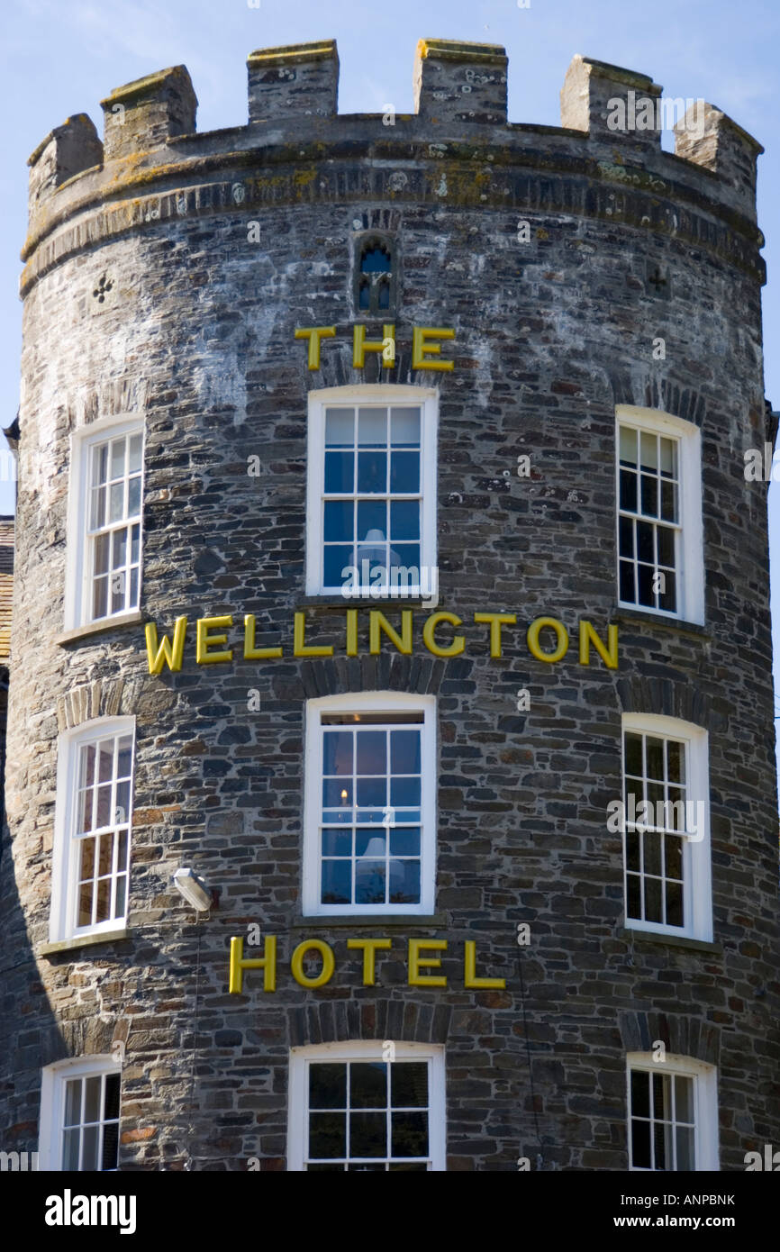 The Wellington Hotel in Boscastle Stock Photo - Alamy
