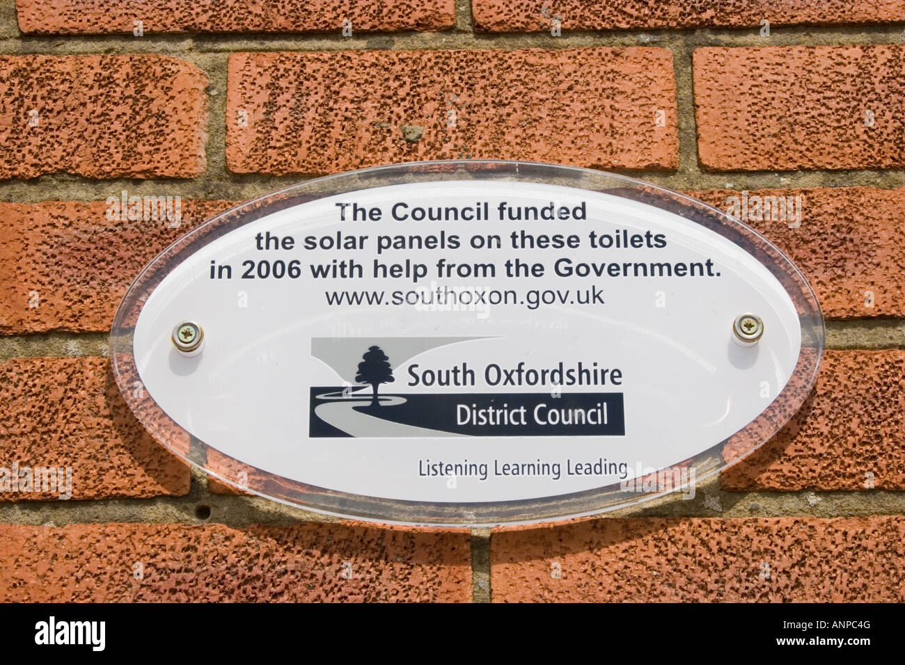 Solar powered toilet block Stock Photo - Alamy