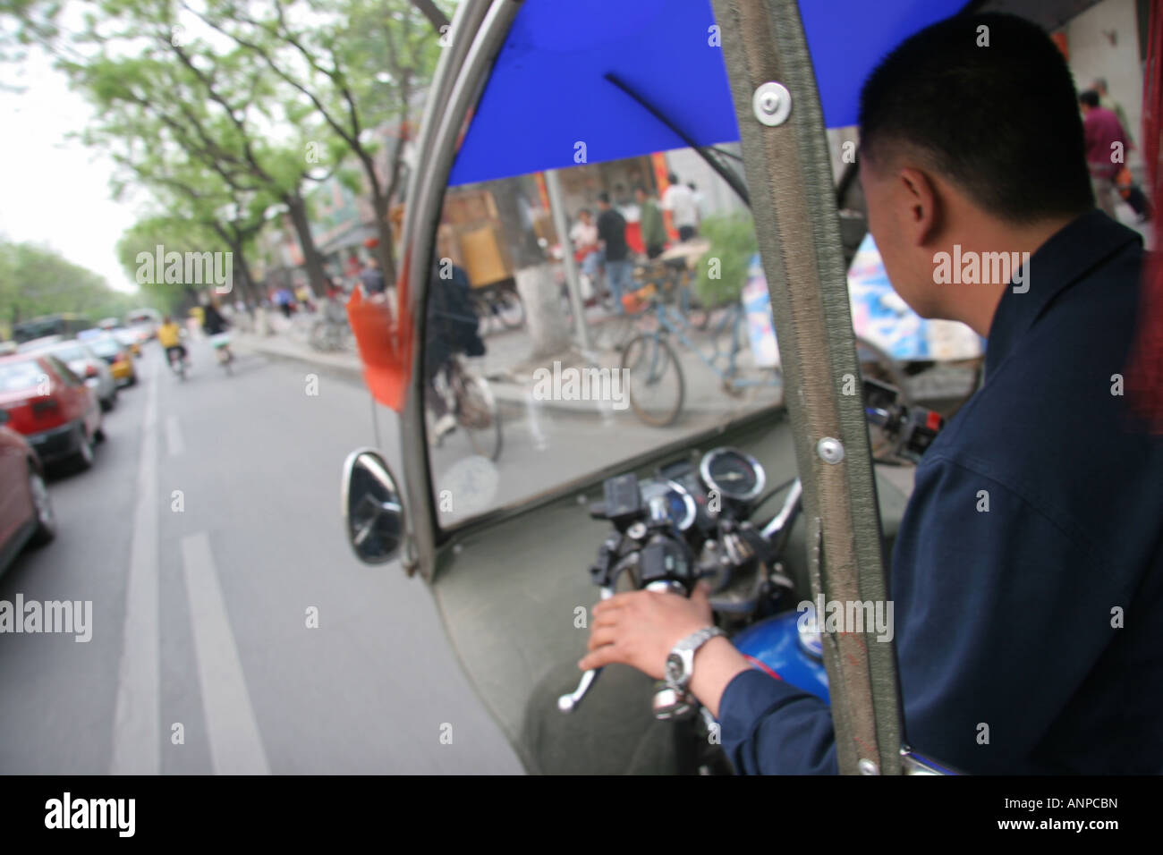 Motor rickshaw in Beijing China Stock Photo - Alamy
