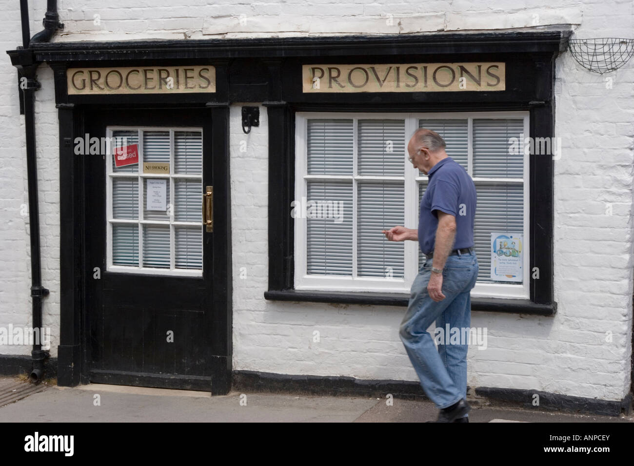 Old fashioned greengrocer and provisions shop Stock Photo - Alamy