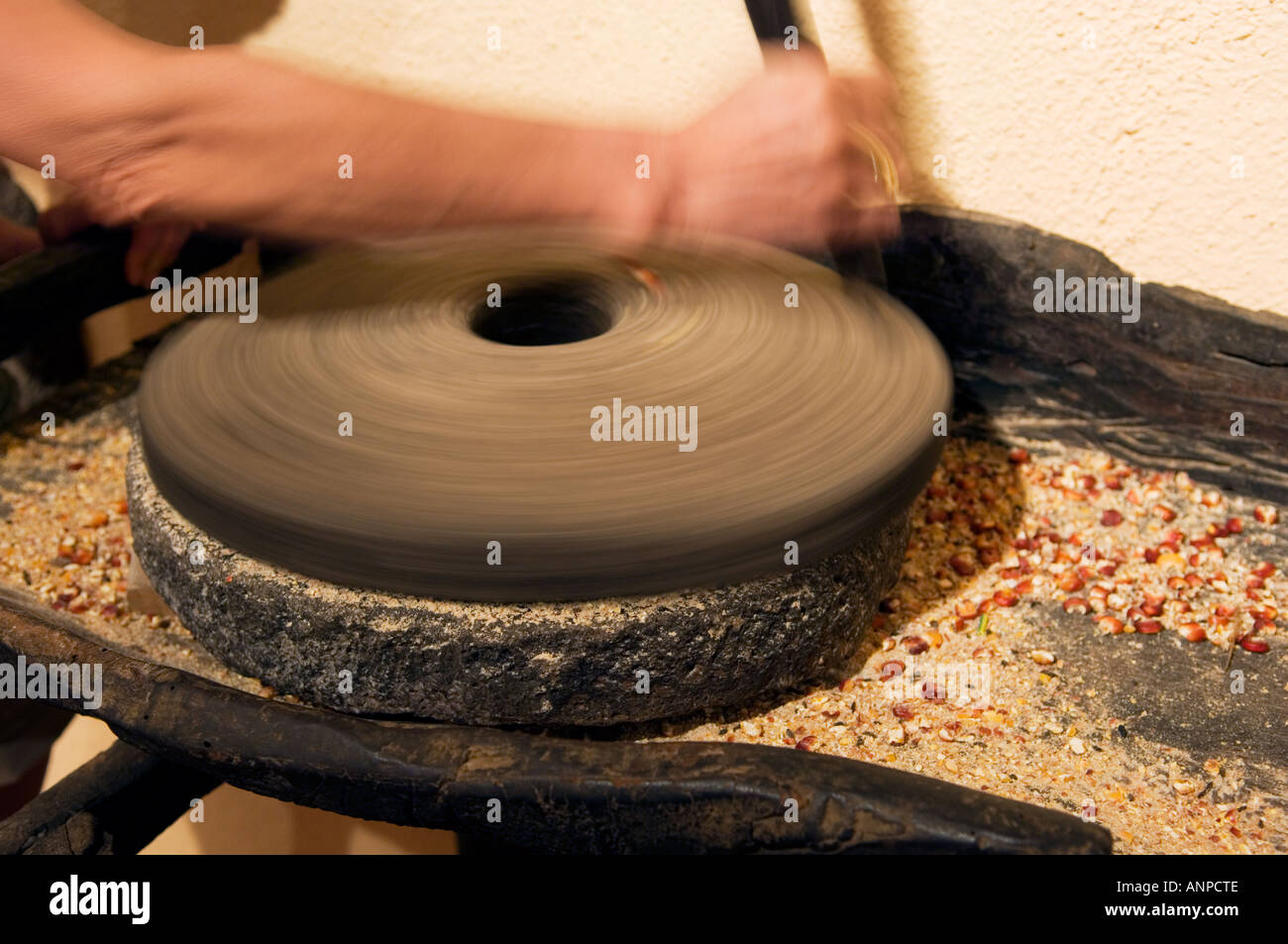 Grinding Stone Corn Stock Photos & Grinding Stone Corn Stock Images - Alamy