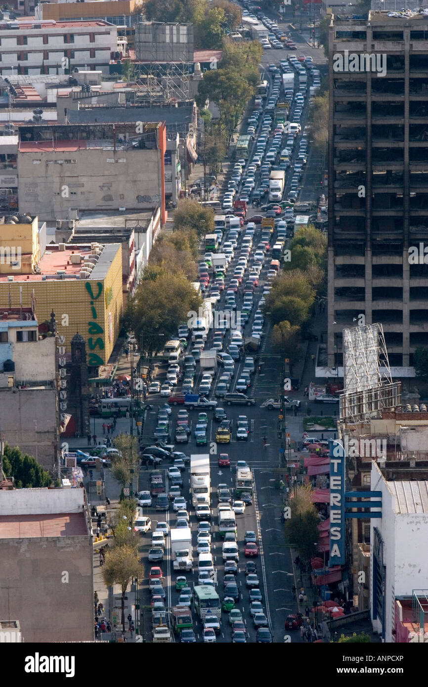 Mexico city traffic aerial hi-res stock photography and images - Alamy