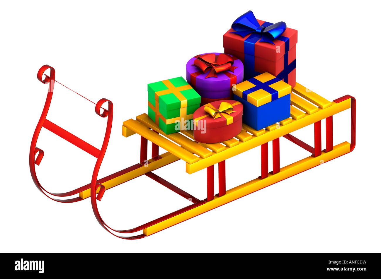 Santa sleigh hi-res stock photography and images - Alamy