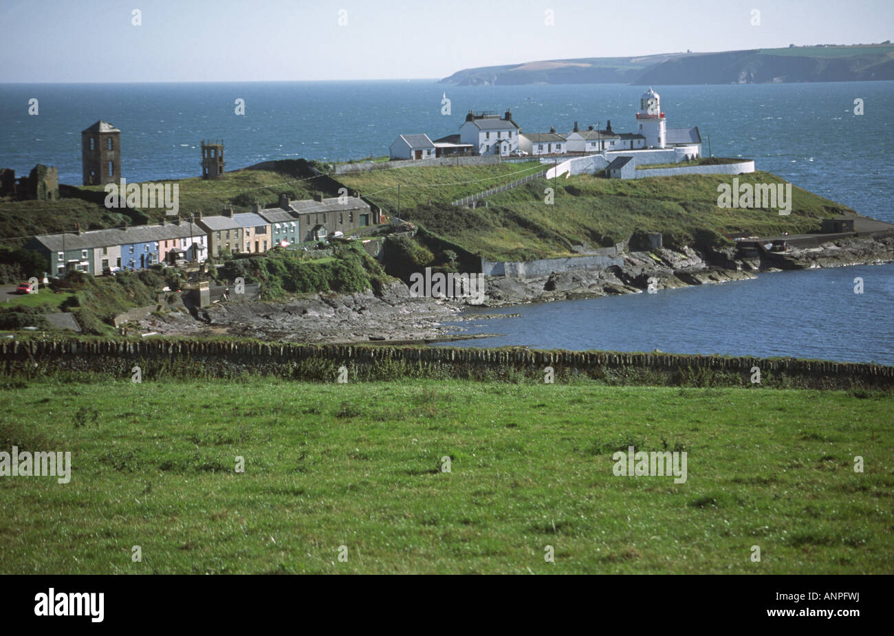 Lighthouse at Roches Point, Cork, Ireland, Wild Atlantic Way Stock ...
