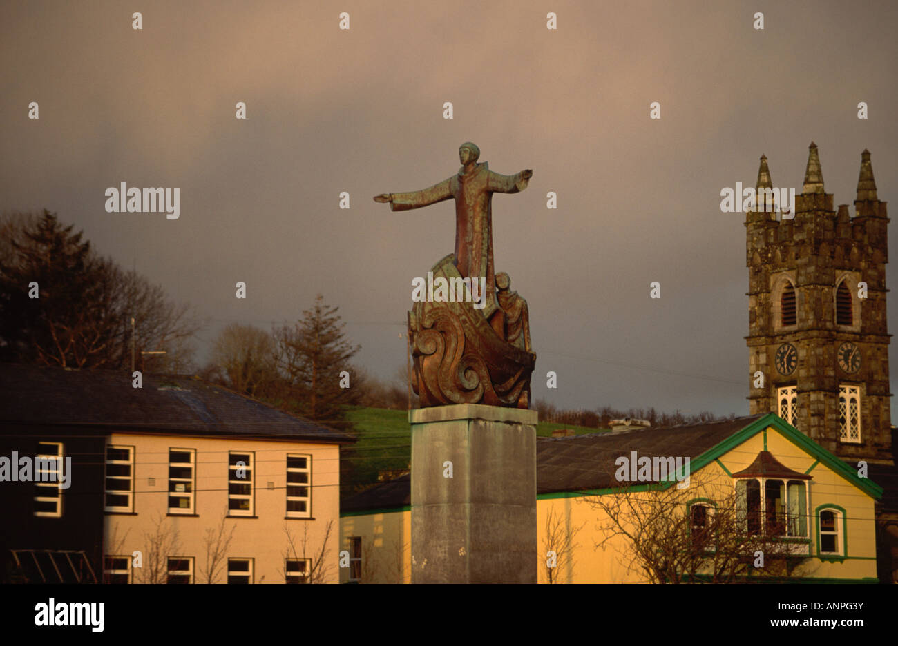 Saint brendan the navigator statue hi-res stock photography and images ...