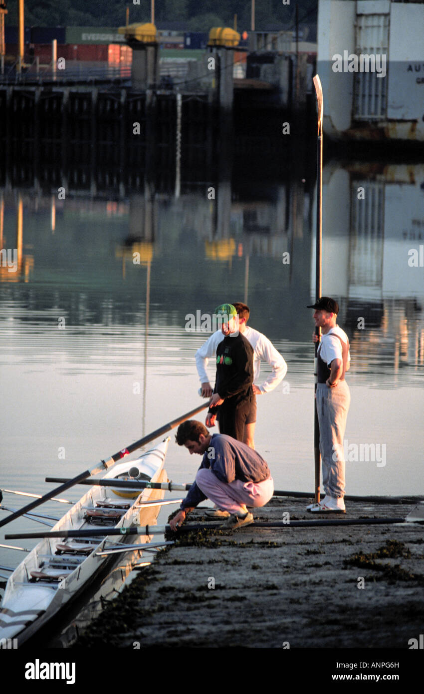 Rowing, River Lee, Cork City, Ireland Stock Photo - Alamy