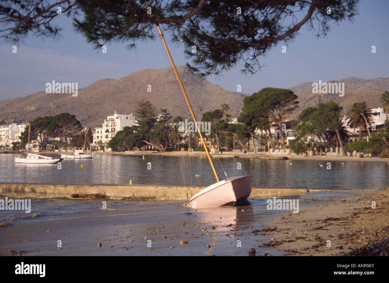 Puerto Pollensa Mallorca Spain Stock Photo - Alamy