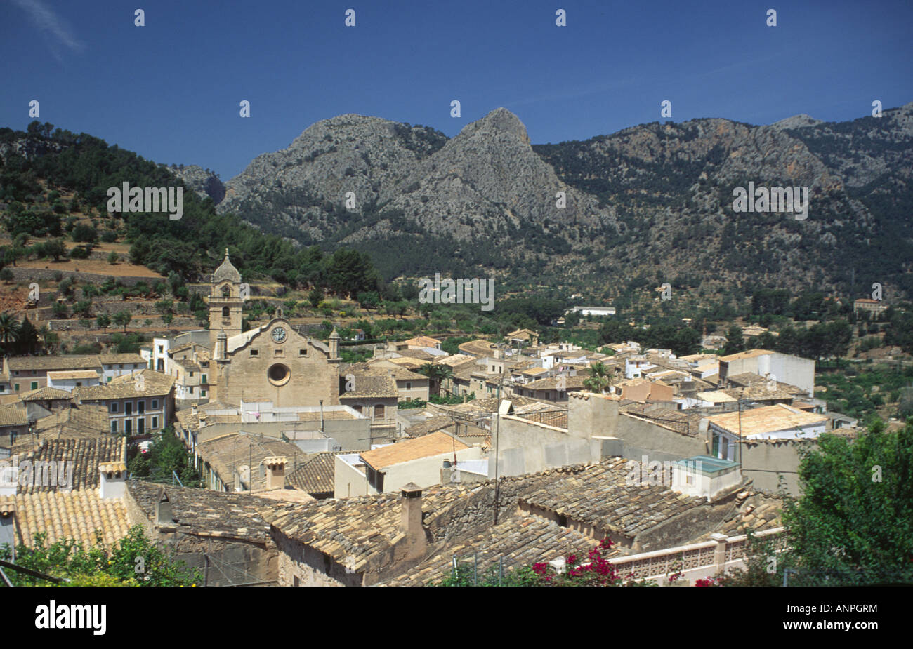 Bunyola Mallorca Spain Stock Photo - Alamy