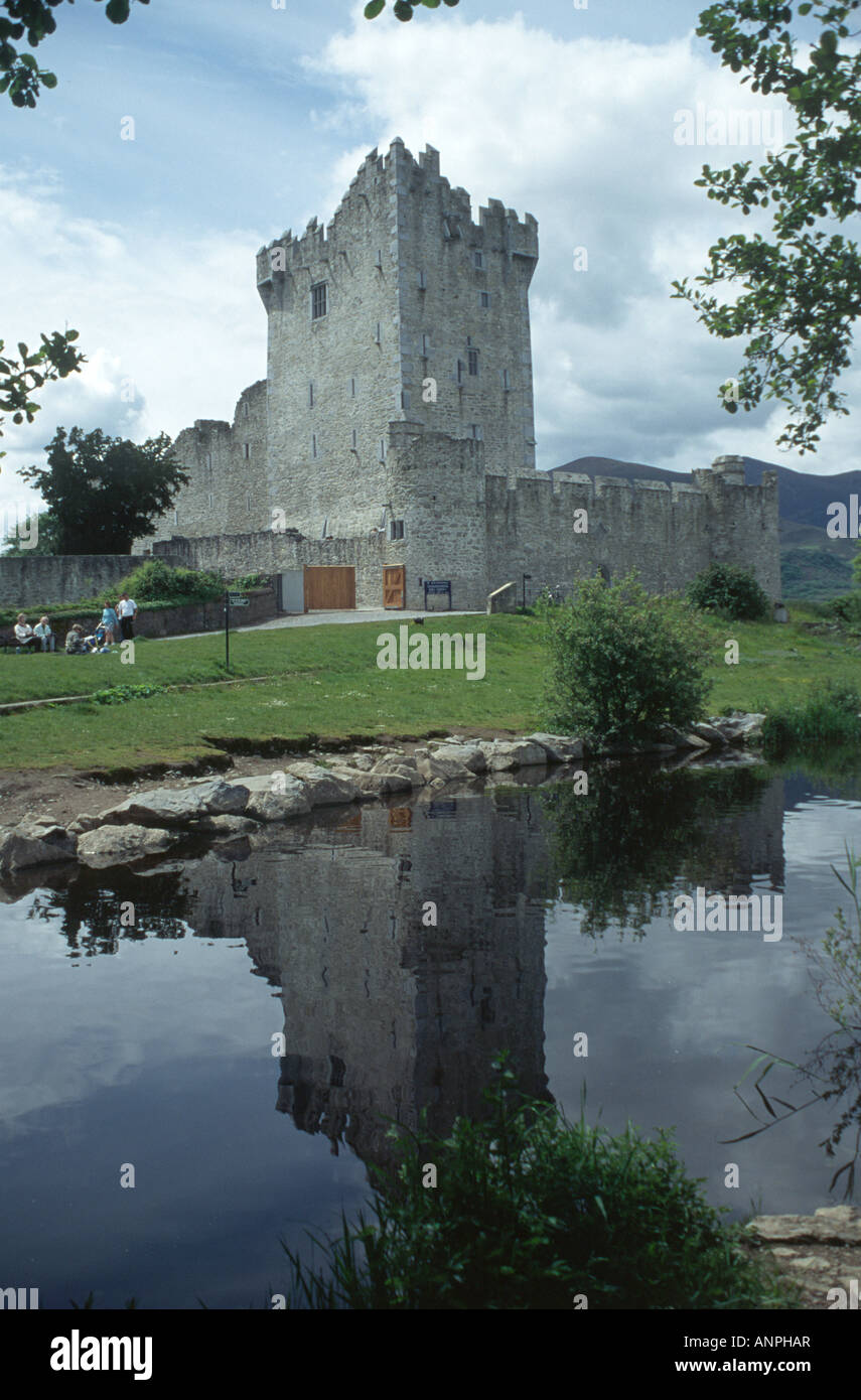 Ross Castle in the Killarney national Park, Kerry, Ireland, Wild ...