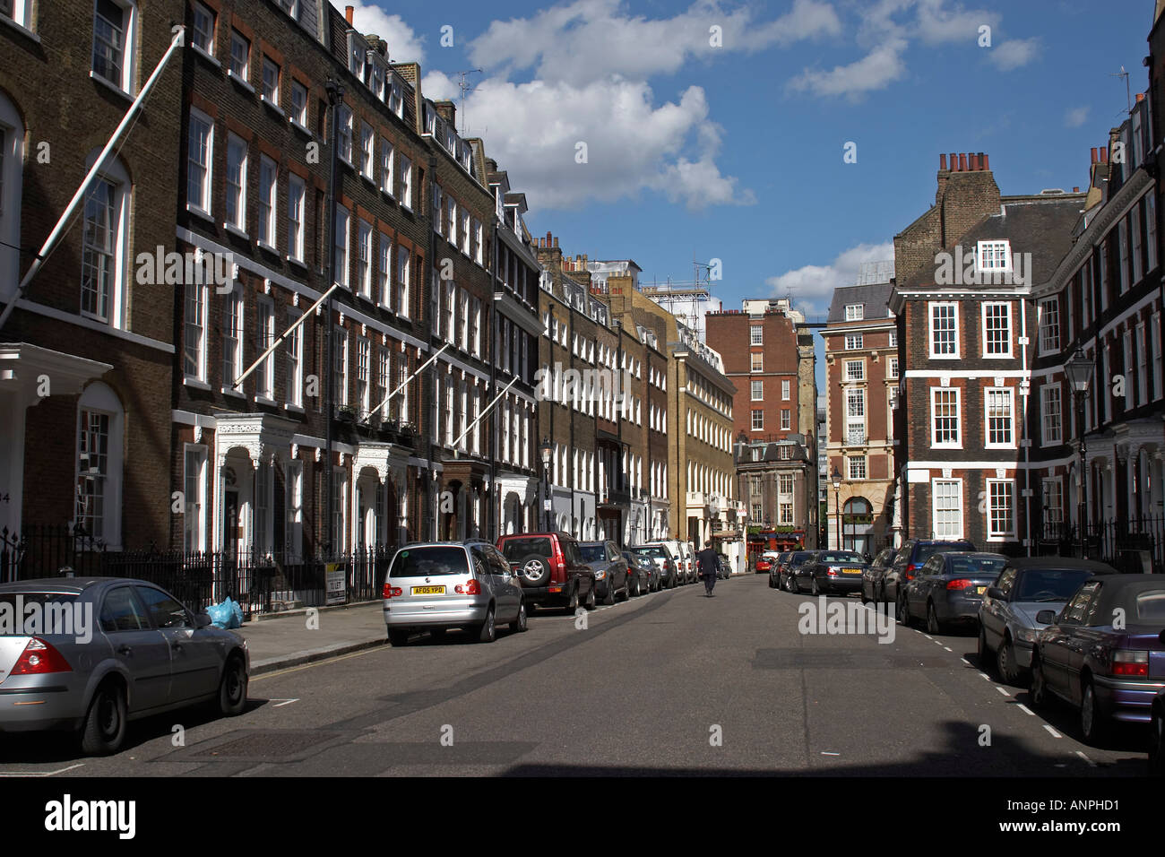Georgian Terrace street buildings of Queen Anne s Gate Westminster ...