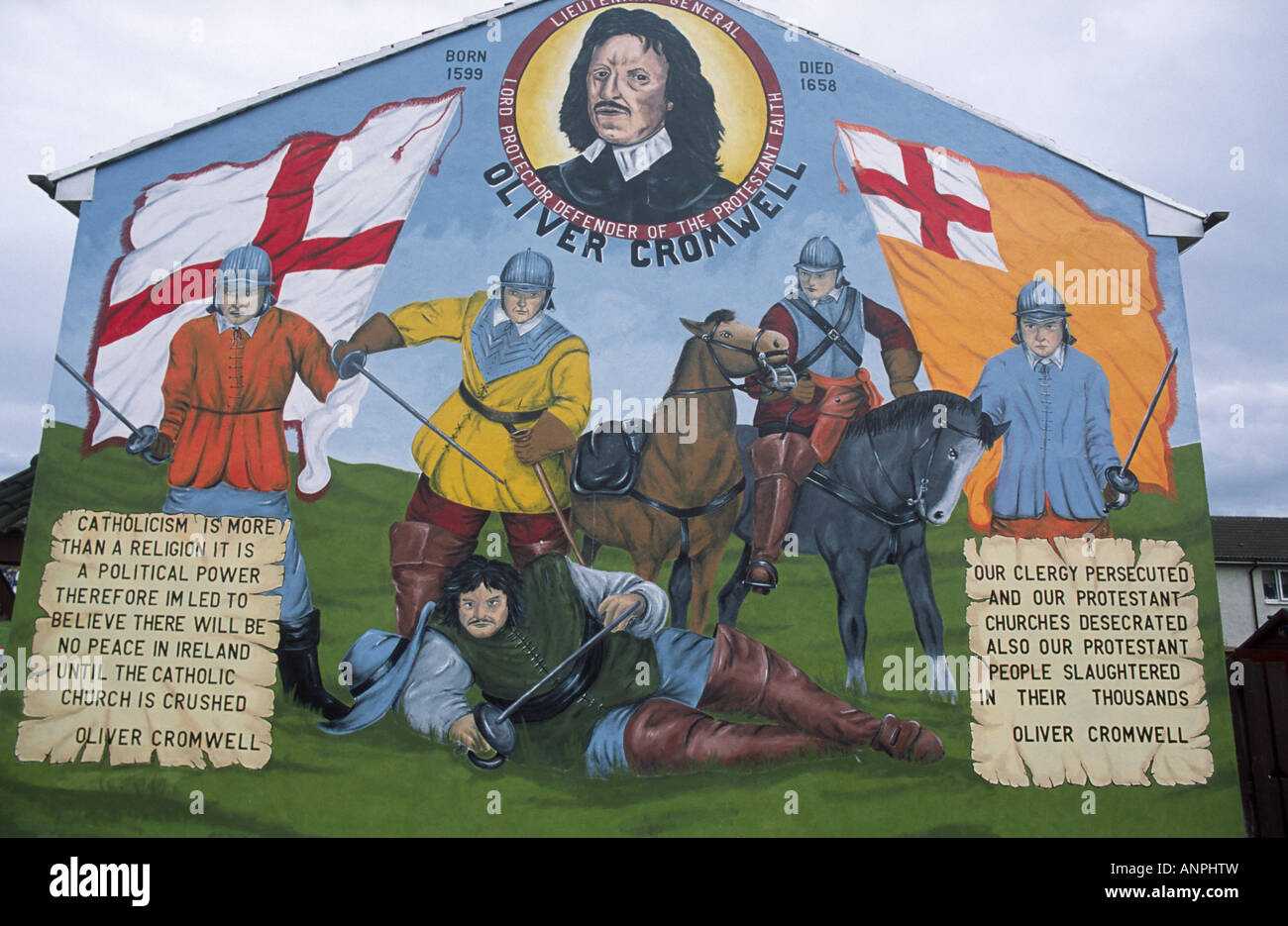 Oliver cromwell wall mural hi-res stock photography and images - Alamy