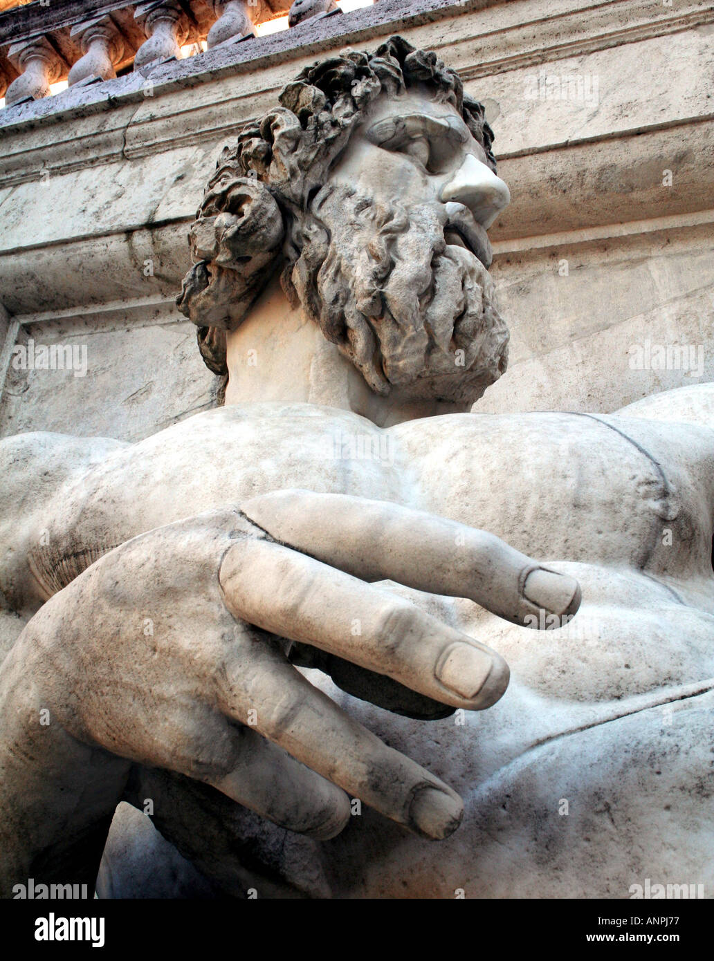 Hand of colossal statue rome hi-res stock photography and images - Alamy