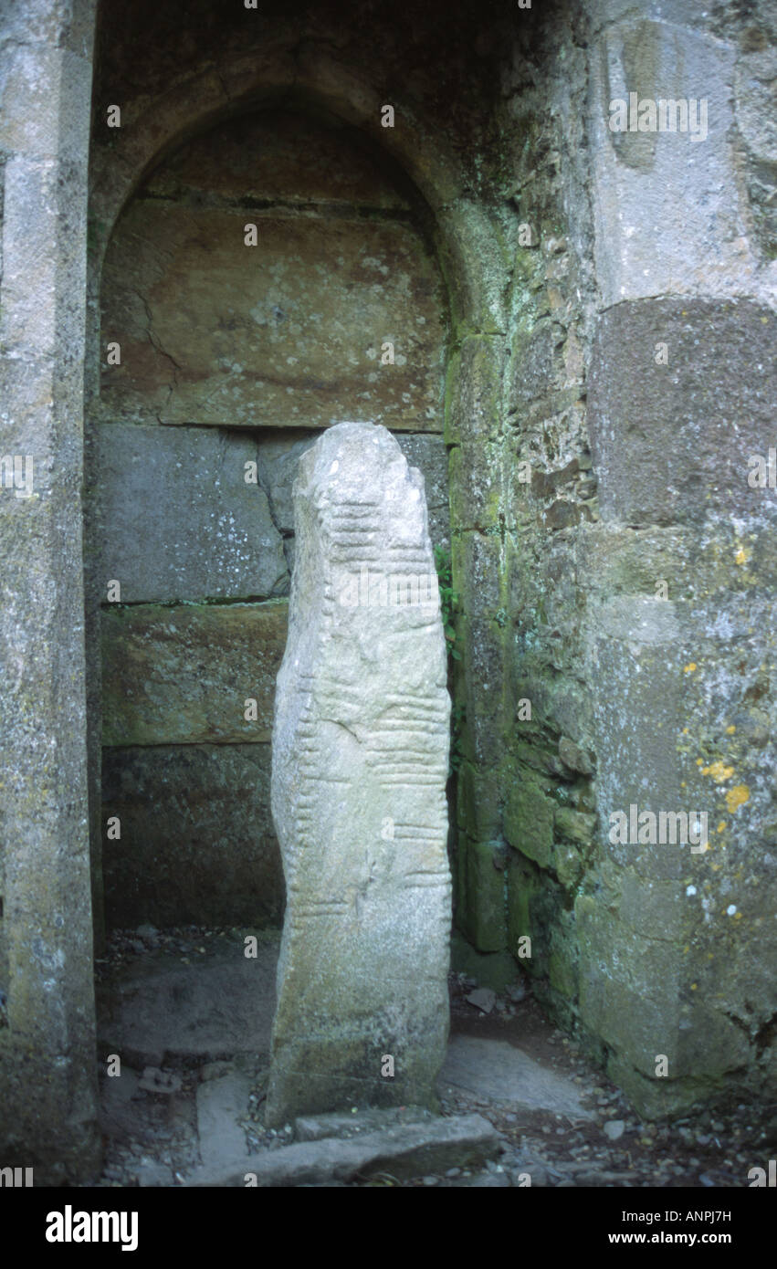 Ogham stone ardmore monastery waterford hi-res stock photography and ...