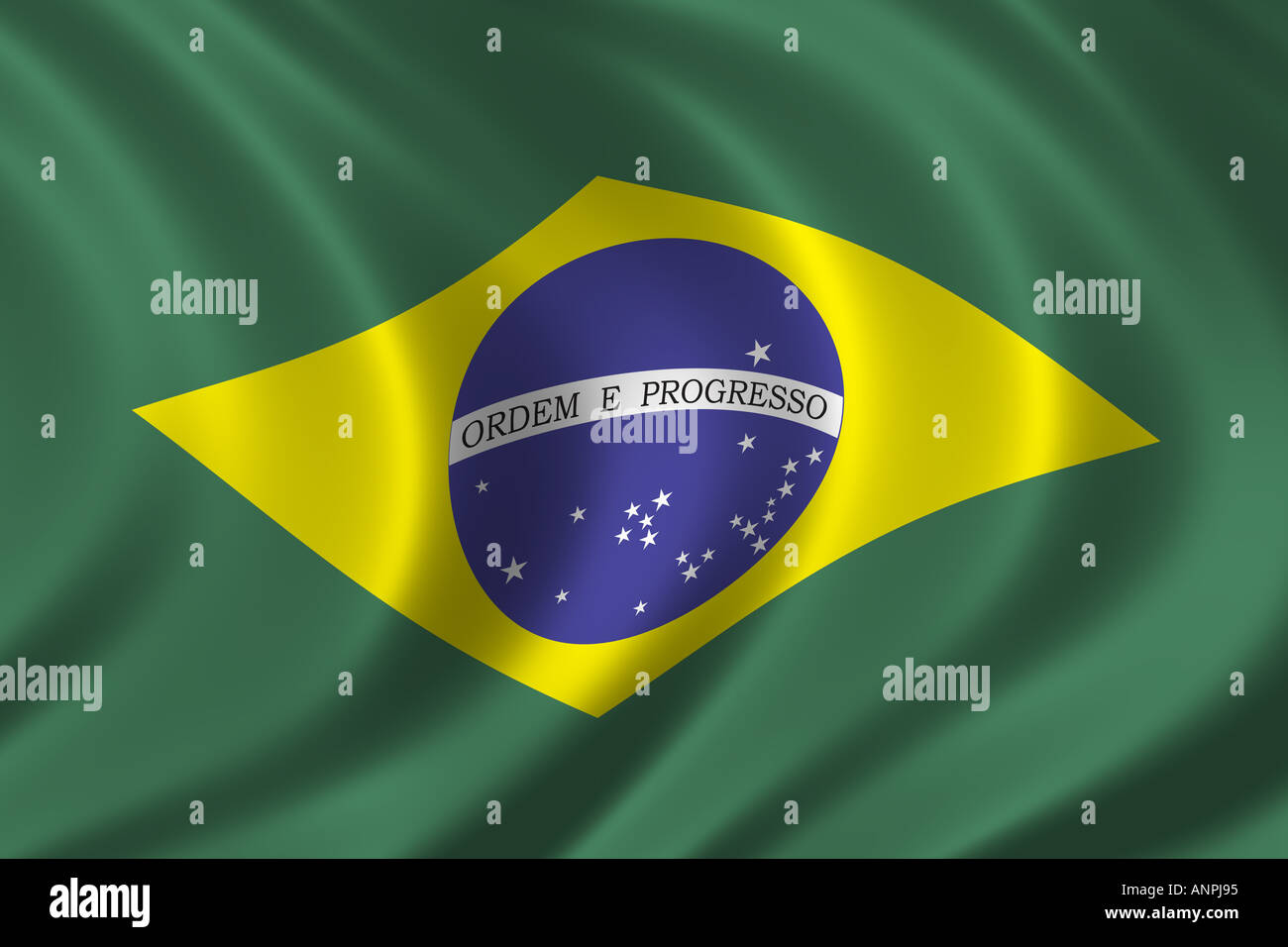Flag of Brazil Stock Photo - Alamy