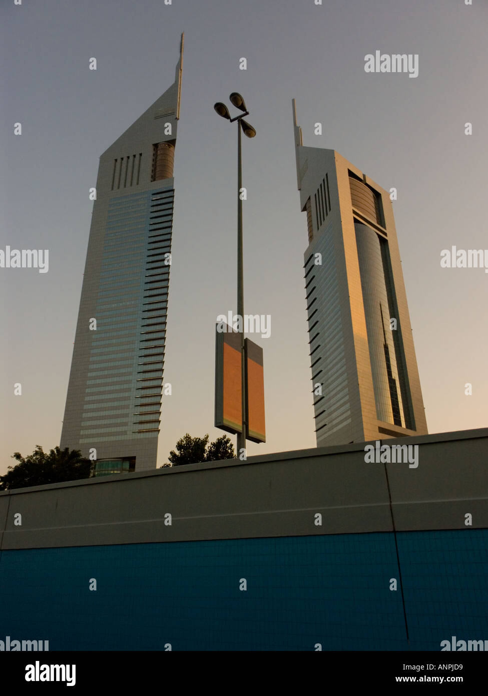 Emirates Towers in Dubai Stock Photo - Alamy