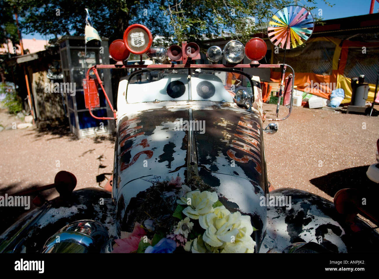 Scenes along Route 66 in Seligman Arizona Stock Photo - Alamy