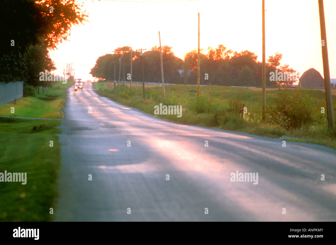Rural country road Stock Photo - Alamy