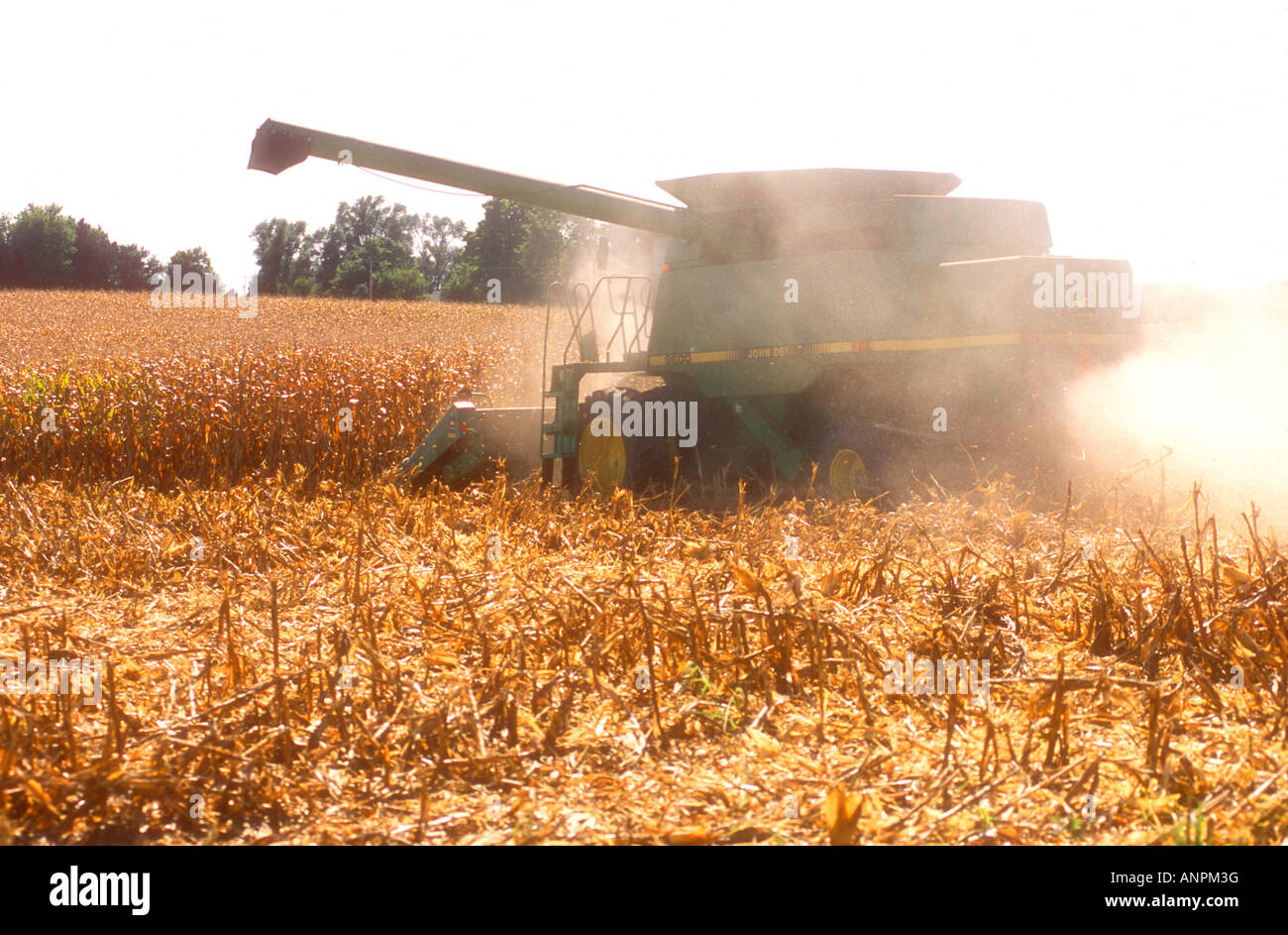 John deere maize harvest hi-res stock photography and images - Alamy