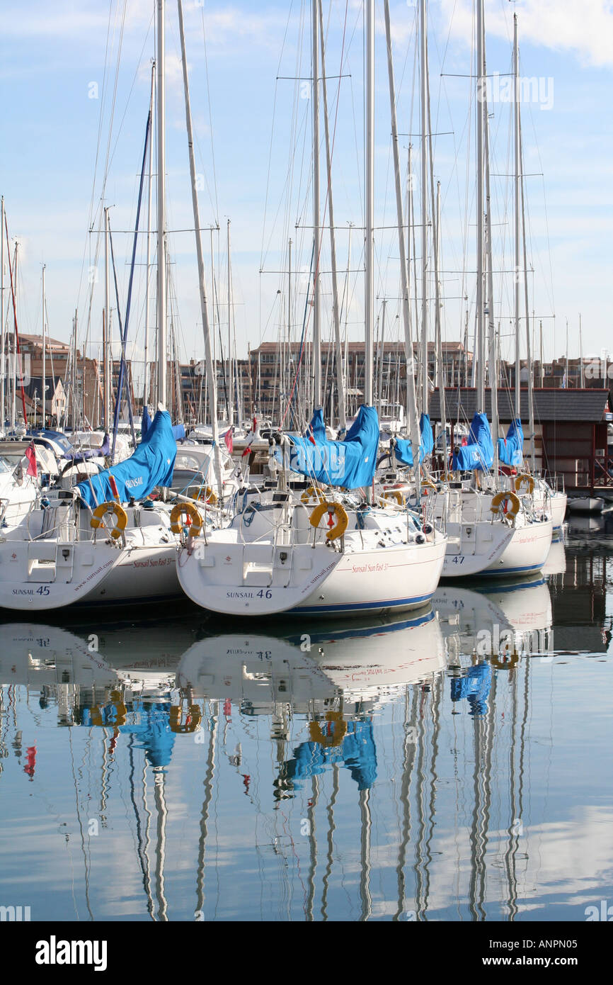 Port Solent 1 Stock Photo - Alamy