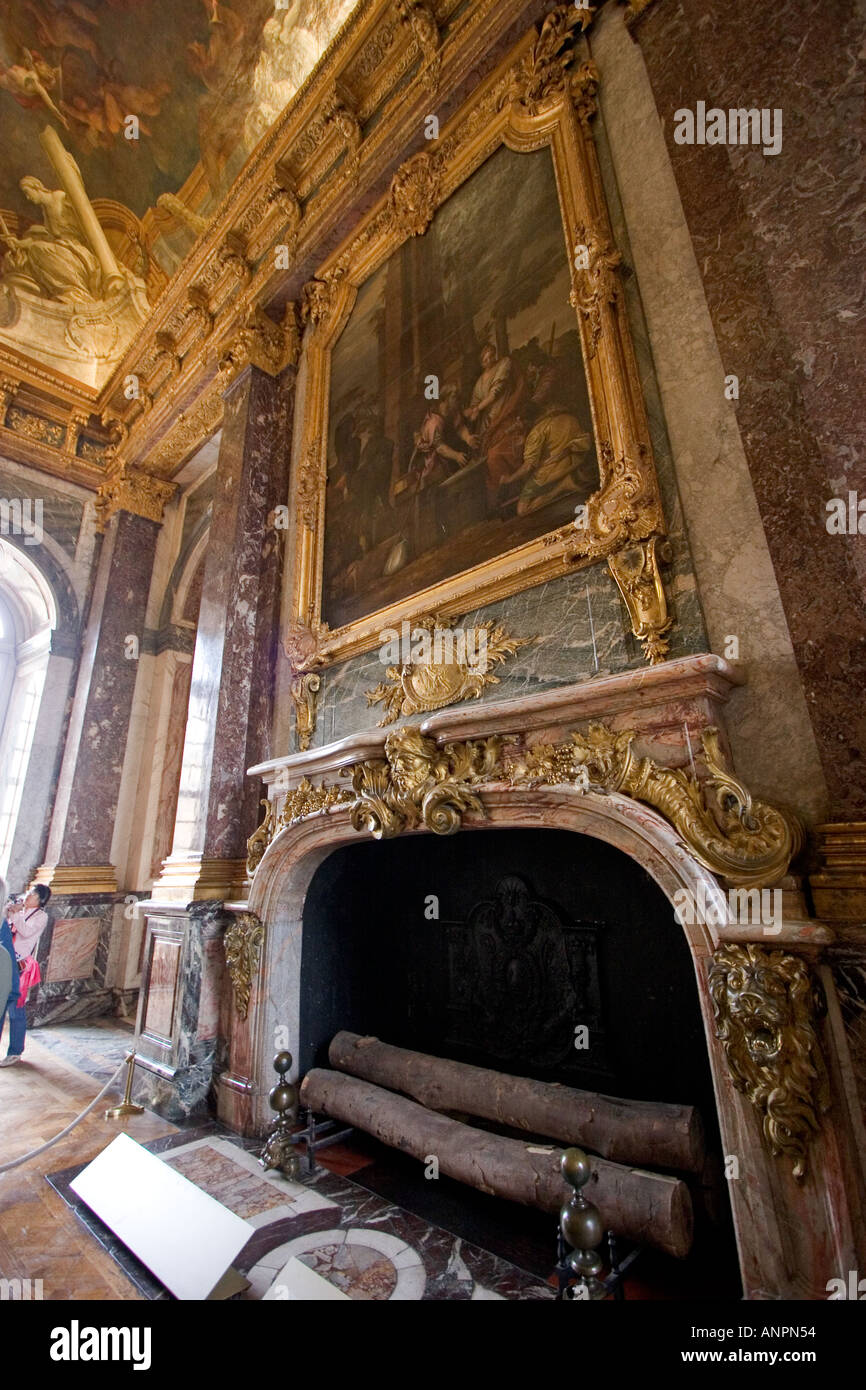 The Hercules Drawing Room Chateau de Versailles Paris France Stock ...