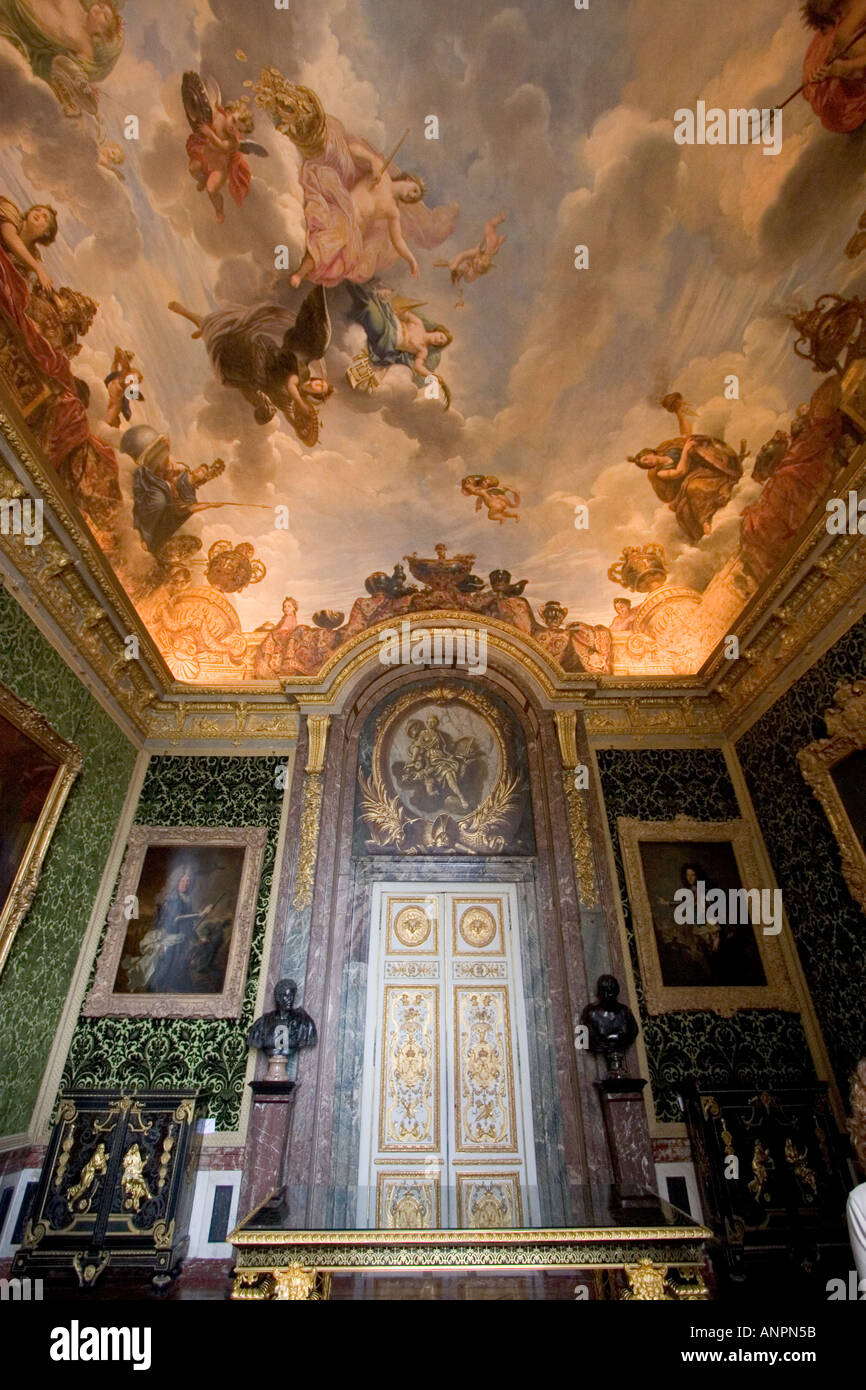 The Drawing Room of Plenty Chateau de Versailles Paris France Stock ...