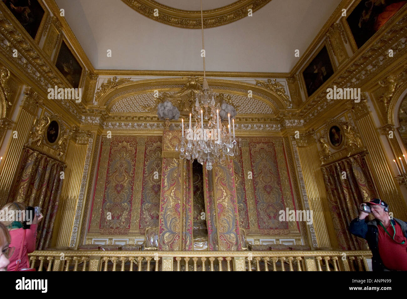The Kings Bedchamber Chateau de Versailles Paris France EU Stock Photo ...