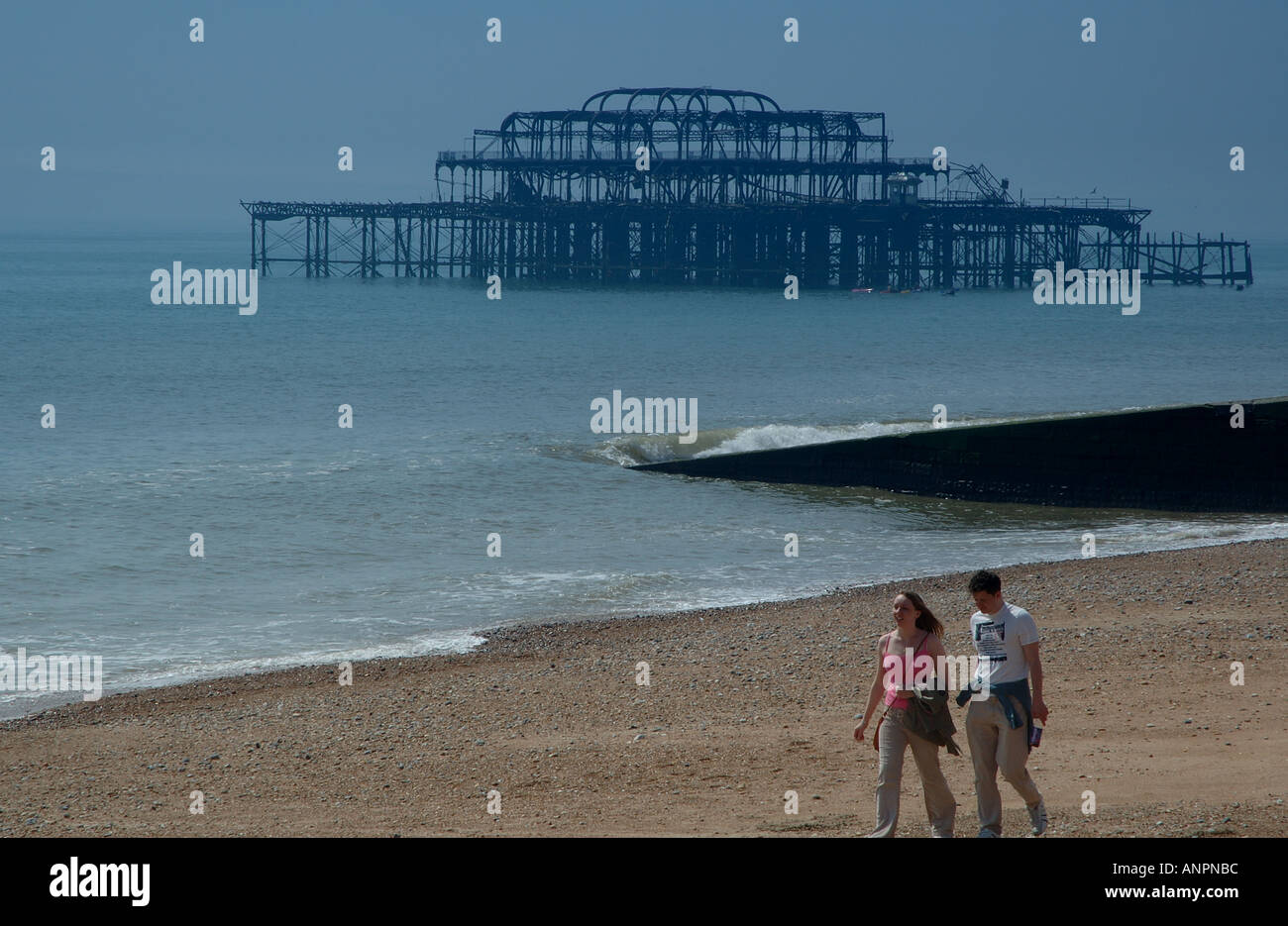 Brighton West Pier Stock Photo - Alamy