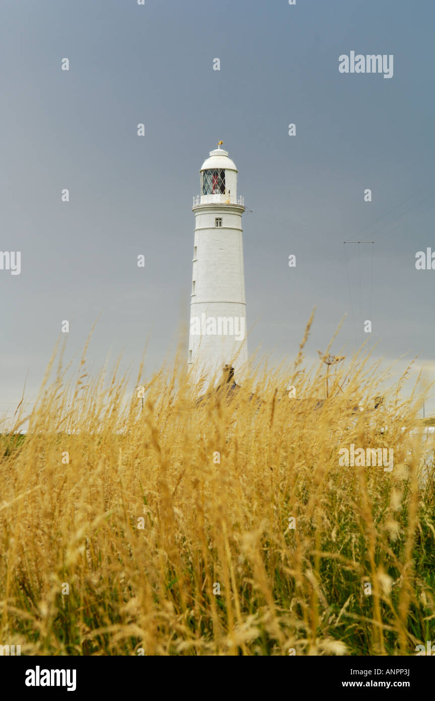 The lighthouse at Nash Point near Marcross on the Glamorgan Heritage ...
