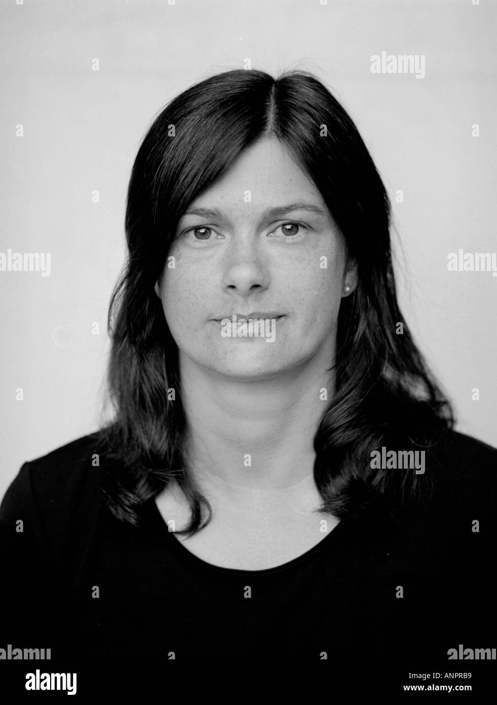 Black top of head Black and White Stock Photos & Images - Alamy