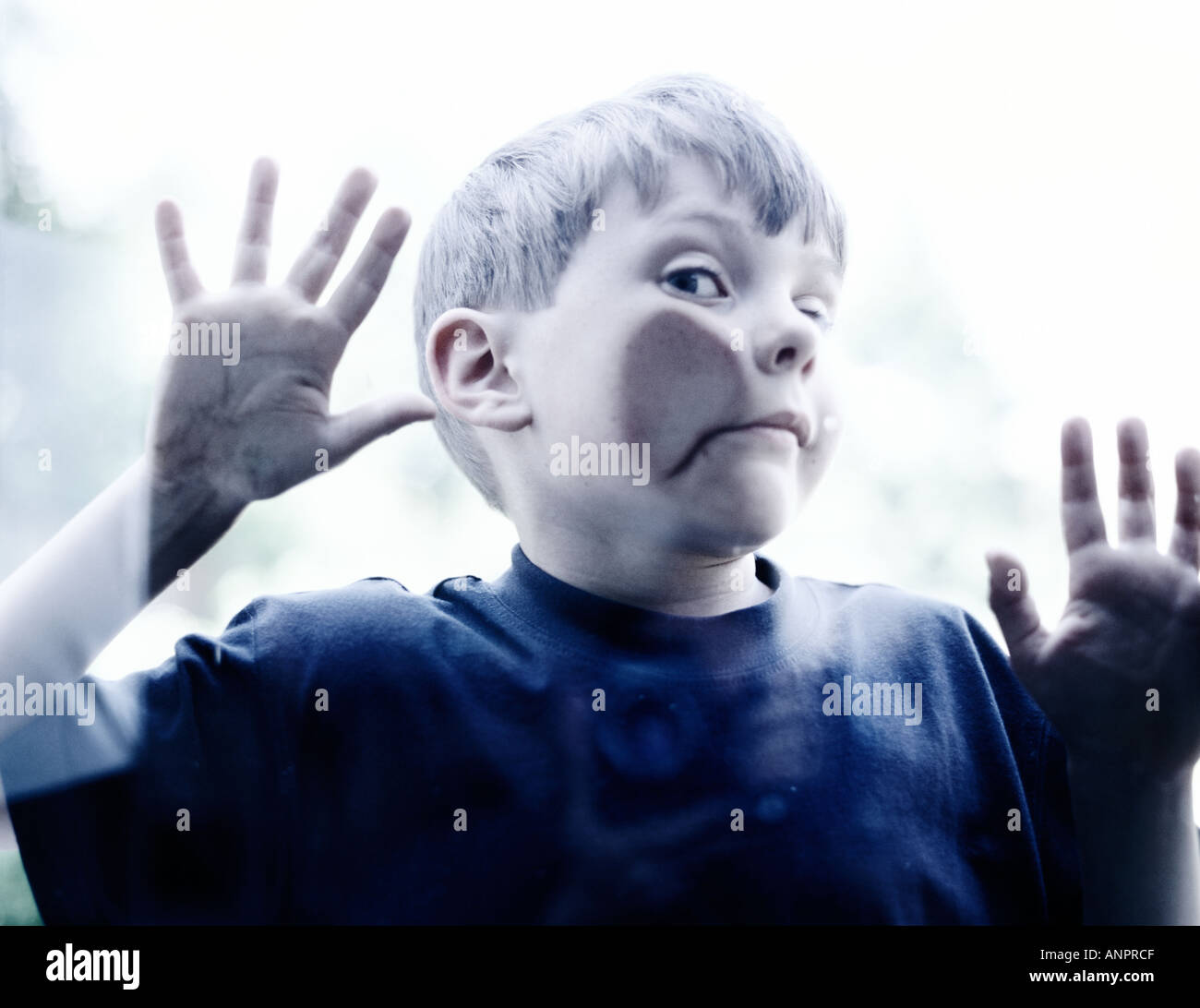 Pressing against glass hi-res stock photography and images - Alamy