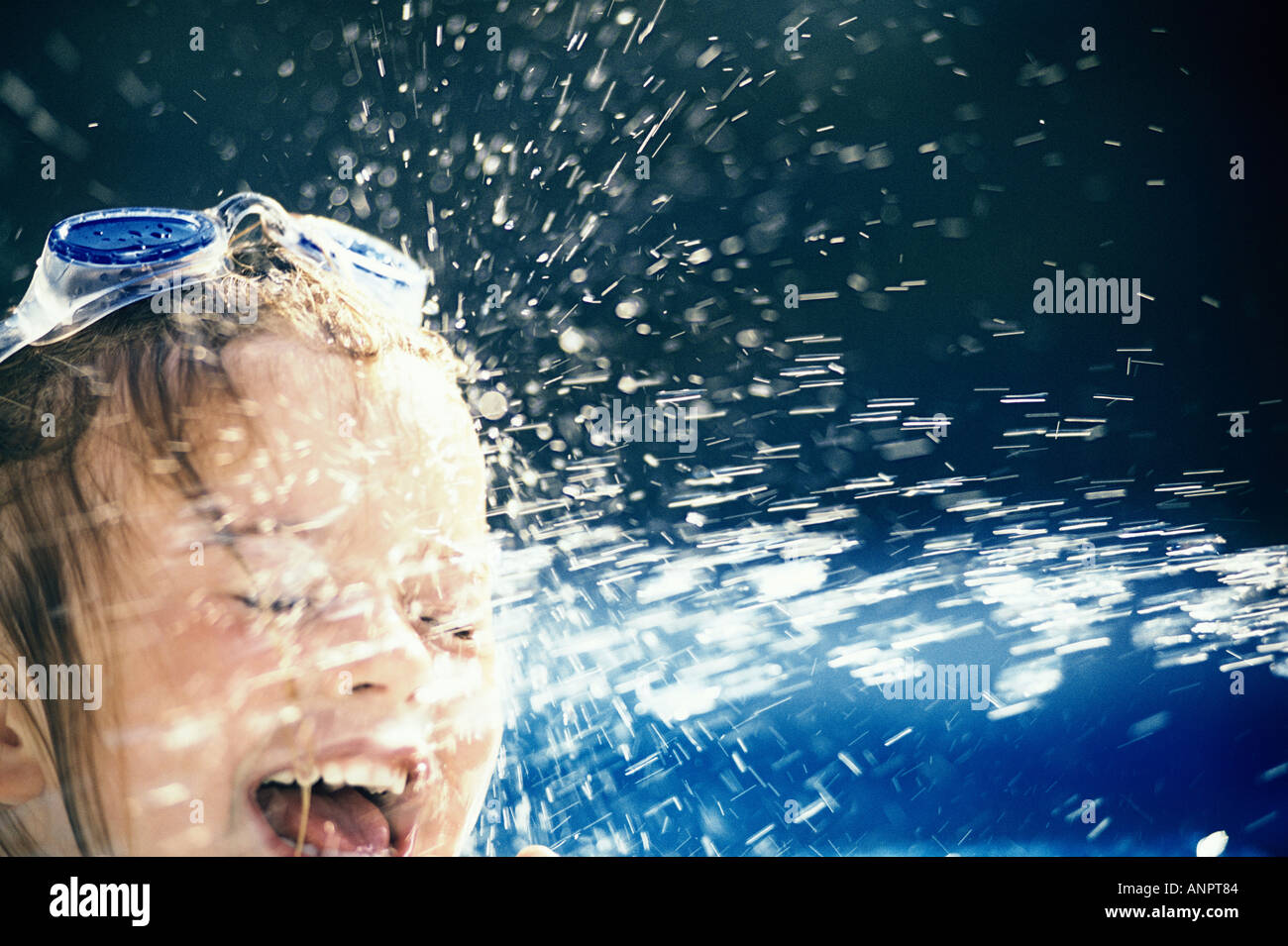 Splashed into pool hi-res stock photography and images - Alamy