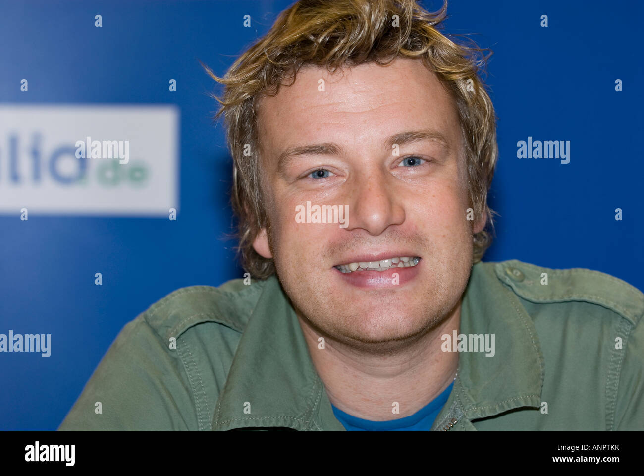 Celebrity chef Jamie Oliver during the German launch of his book "Jamie ...