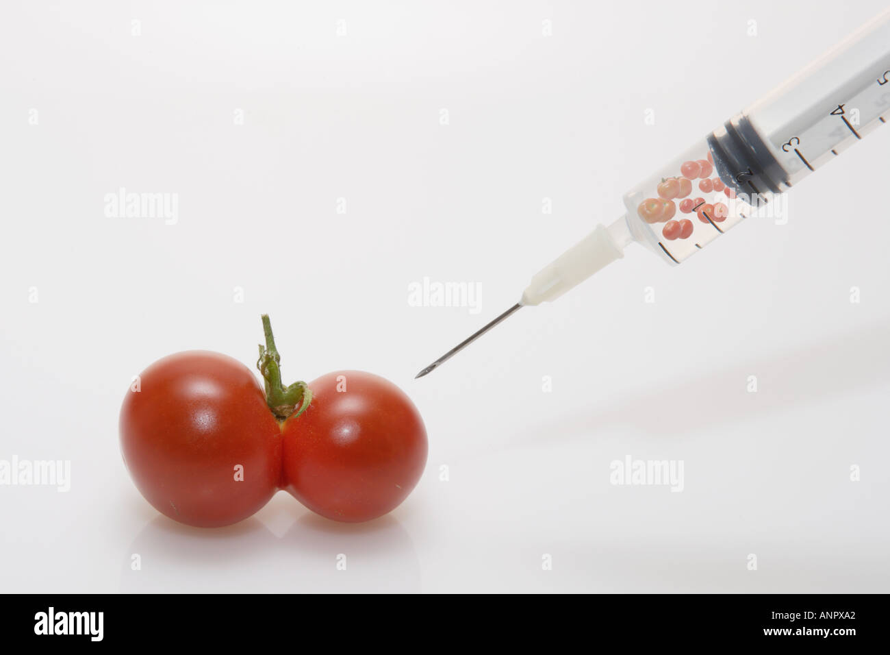Syringe tomatoes needle hi-res stock photography and images - Alamy