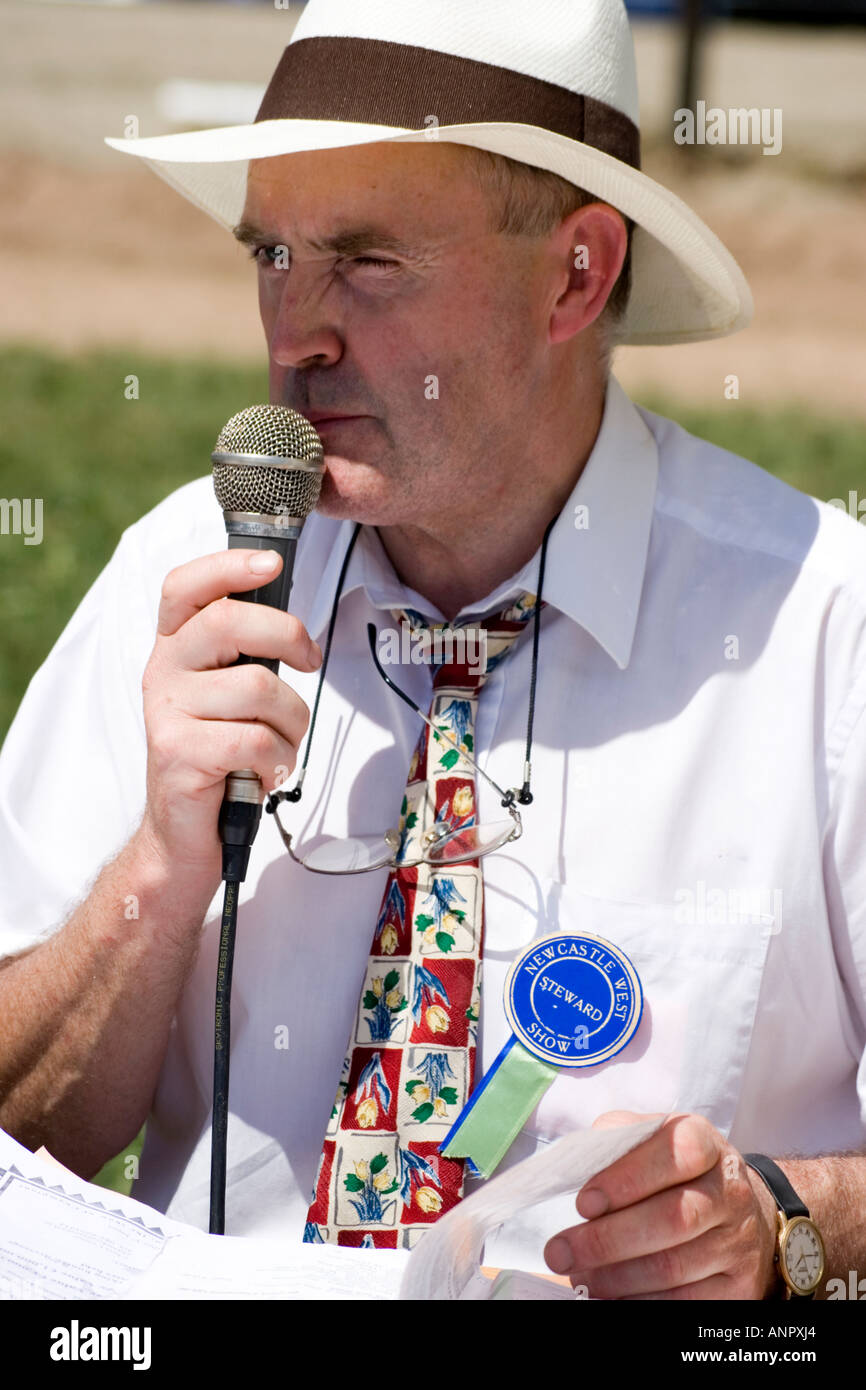 Judge at horse riding equestrian show Ireland Stock Photo - Alamy