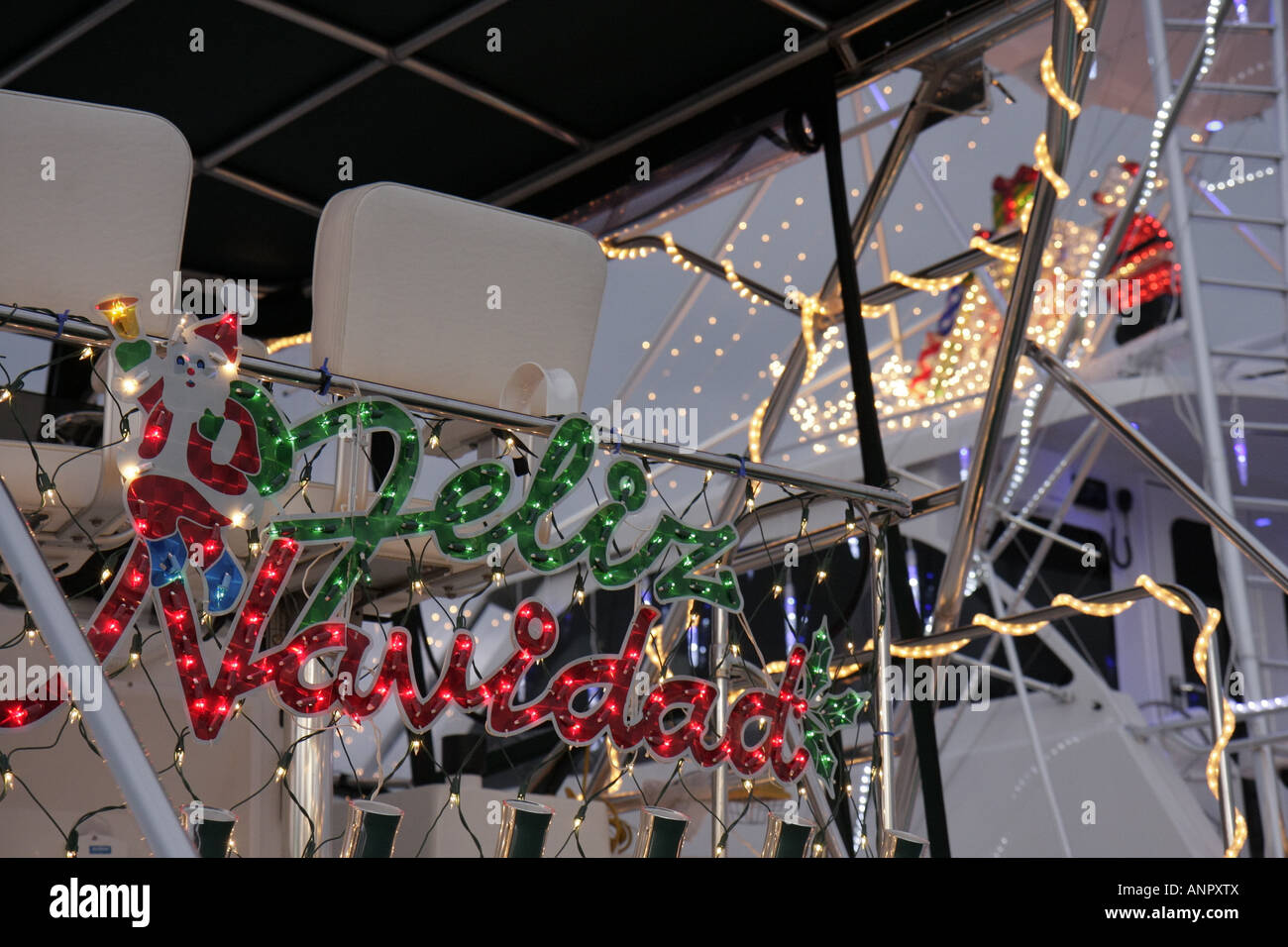 Miami boat parade hi-res stock photography and images - Alamy