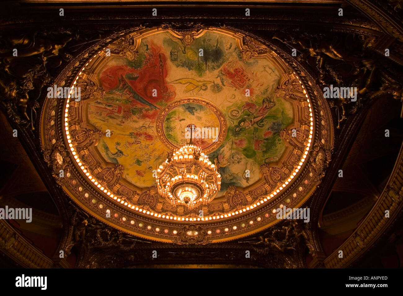 Garnier opera paris chagall hi-res stock photography and images - Alamy