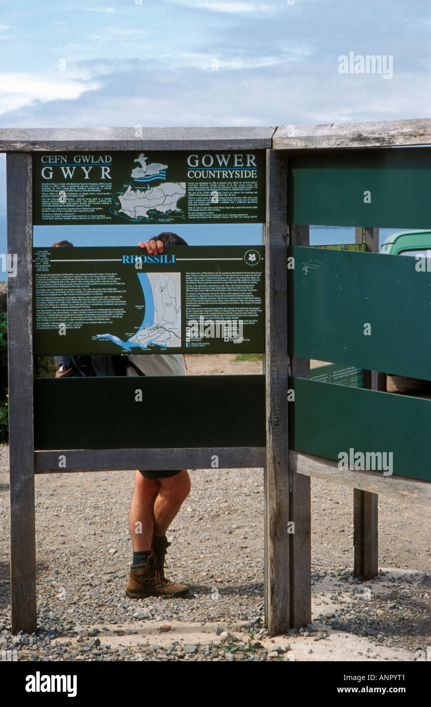Map of gower hi-res stock photography and images - Alamy