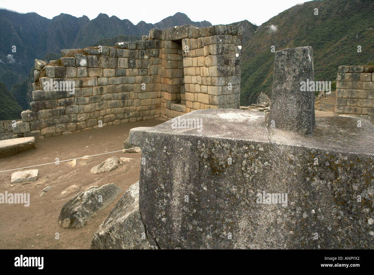 Intihuatana Machu Picchu Peru South America Stock Photo - Alamy