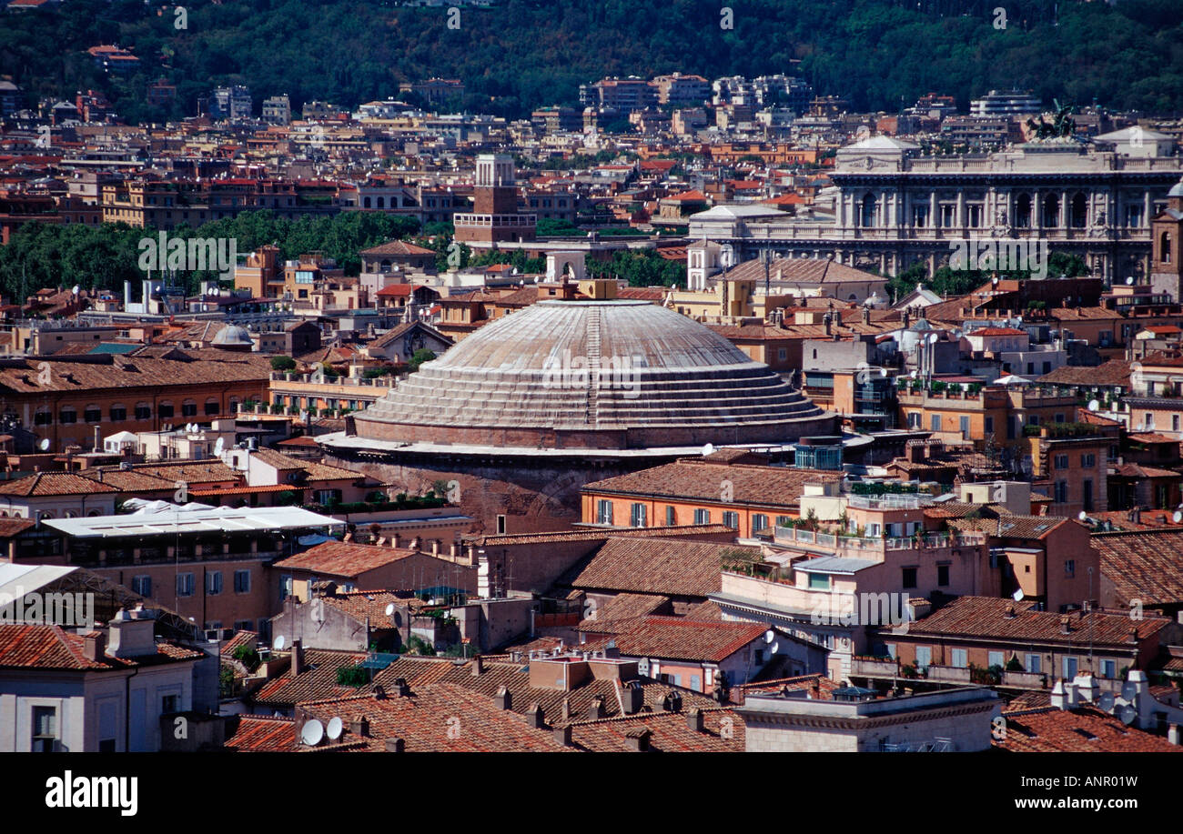 Pantheon rome aerial hi-res stock photography and images - Alamy