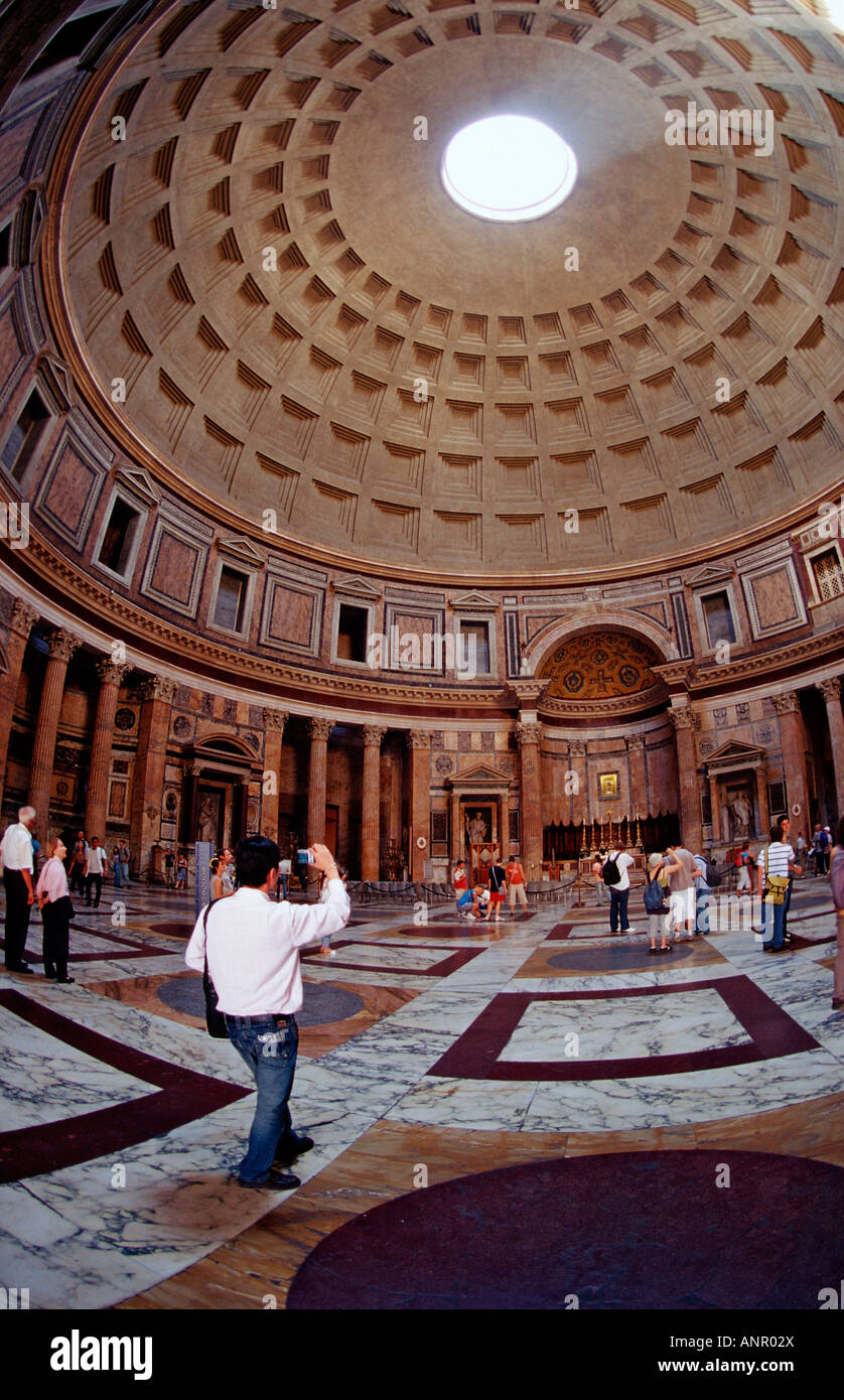 Pantheon Italy Rome Piazza della Rotonda Stock Photo - Alamy