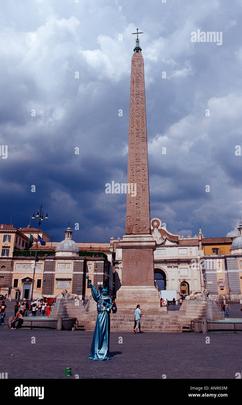 Piazza del Popolo Italy Rome Stock Photo - Alamy