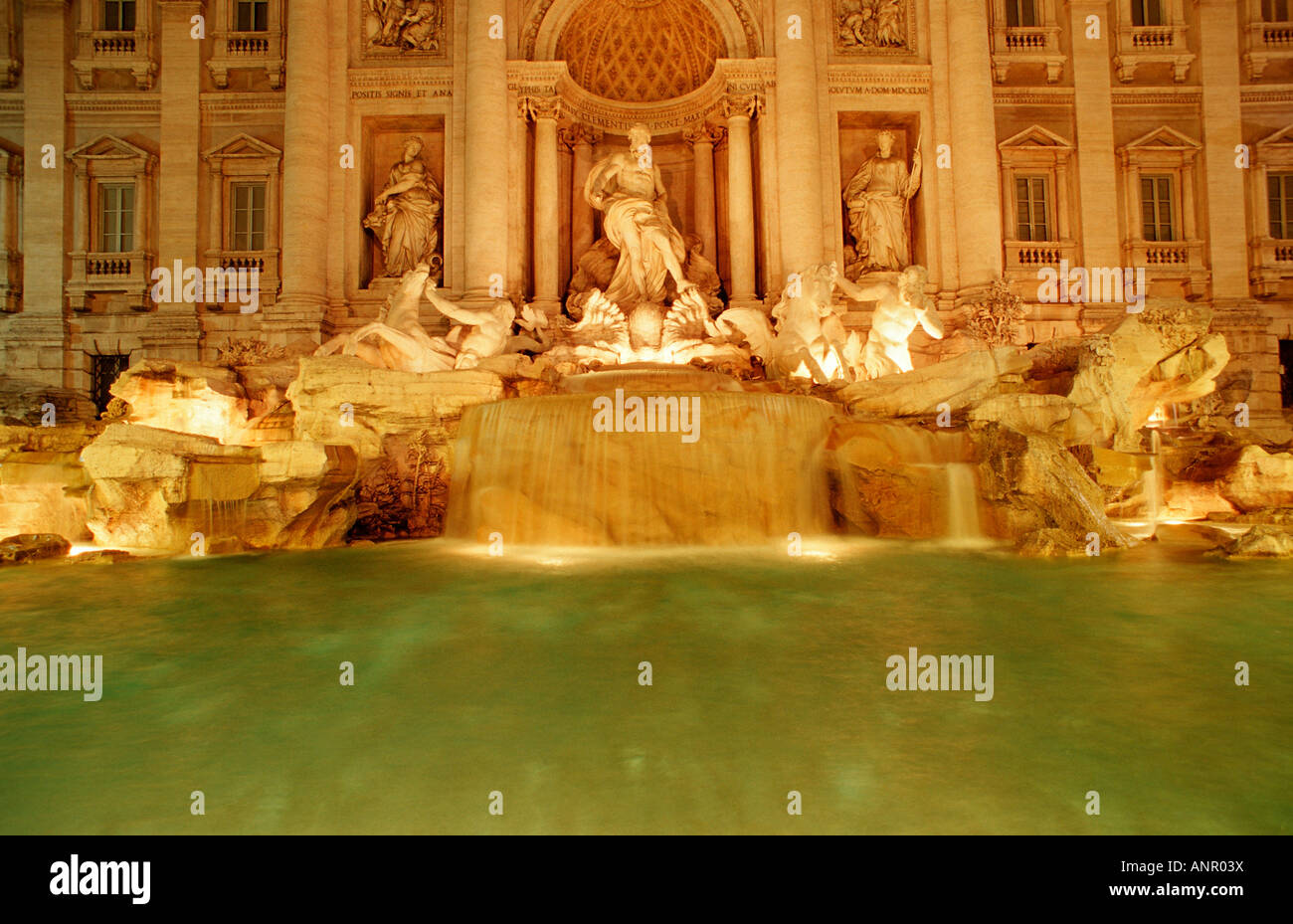 Trevi fountain aerial hi-res stock photography and images - Alamy