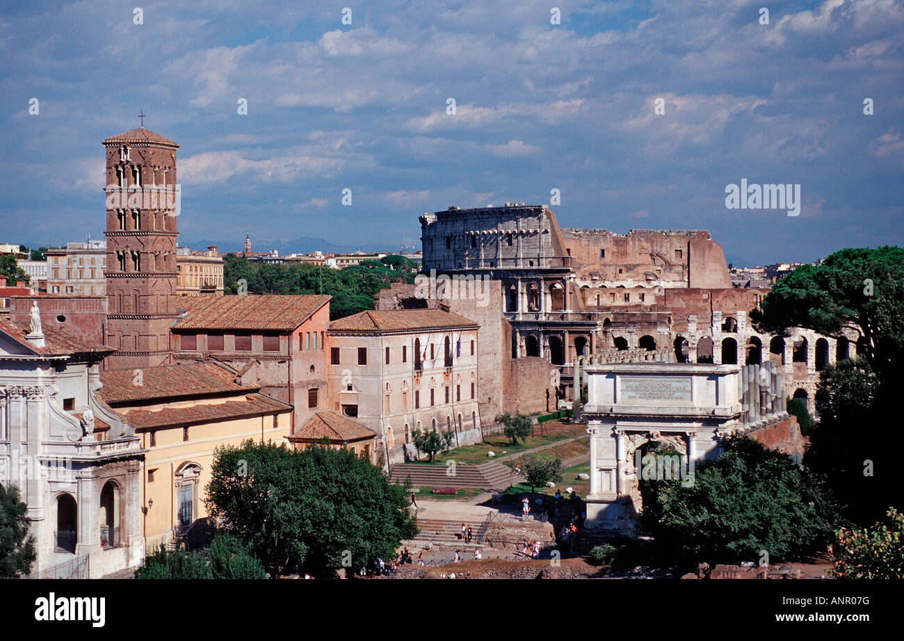 Forum Romanum Italy Rome Stock Photo - Alamy