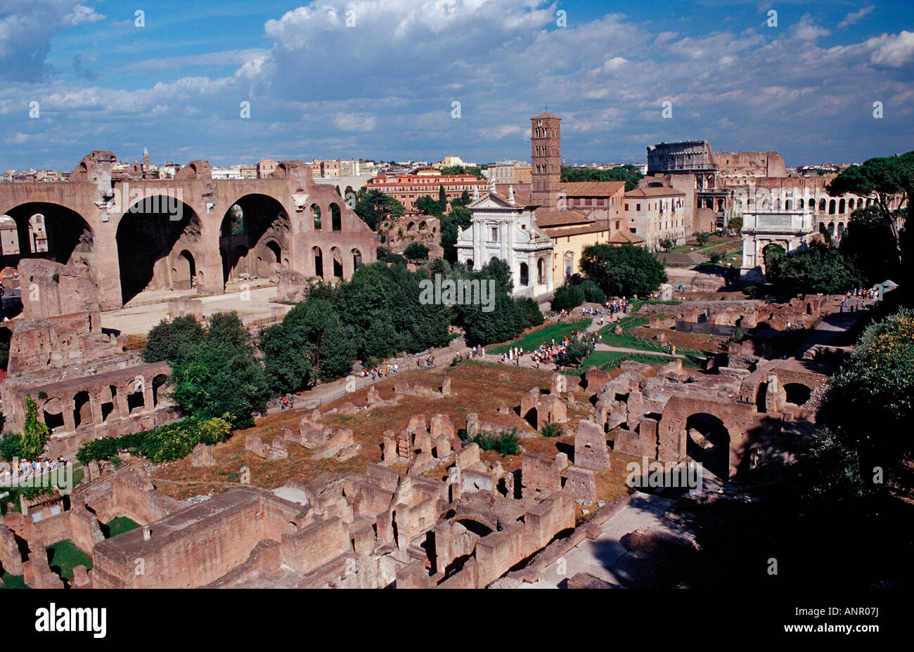 Forum Romanum Italy Rome Stock Photo - Alamy