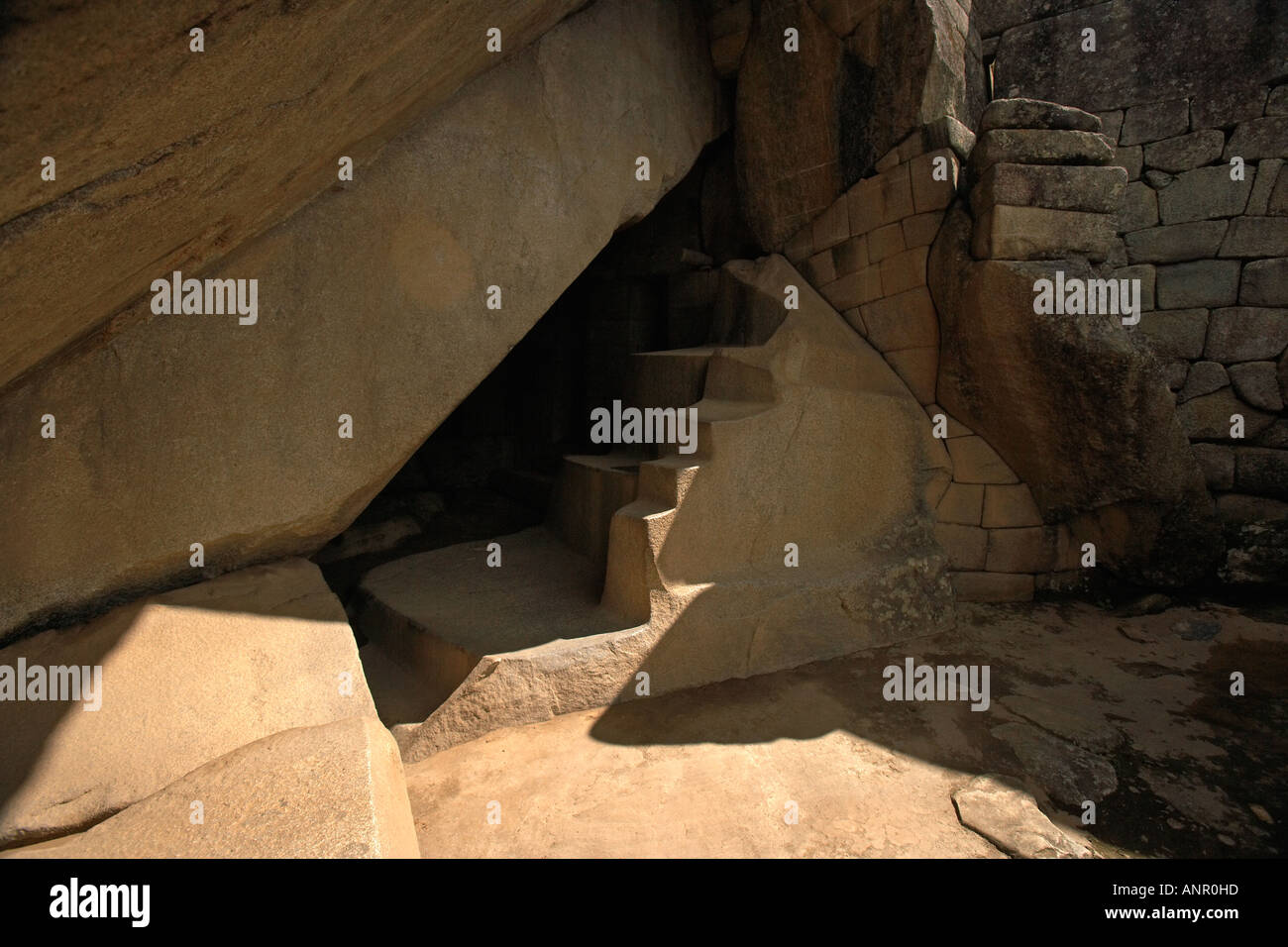 Royal Tombs at Machu Picchu Peru South America Stock Photo - Alamy