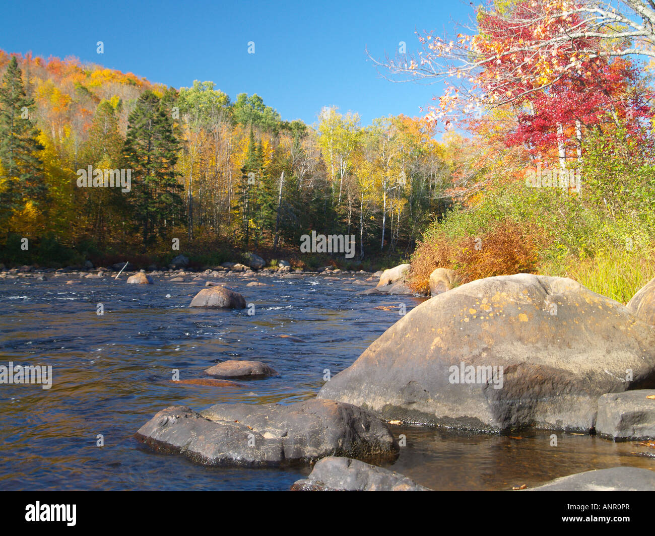 Riviere du Diable Tremblant Canada Stock Photo - Alamy