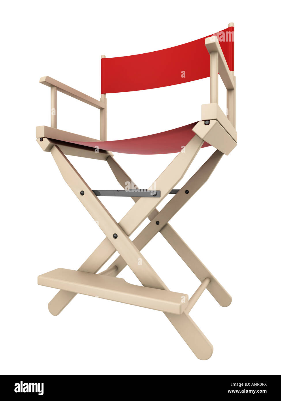 Red Director chair Stock Photo - Alamy